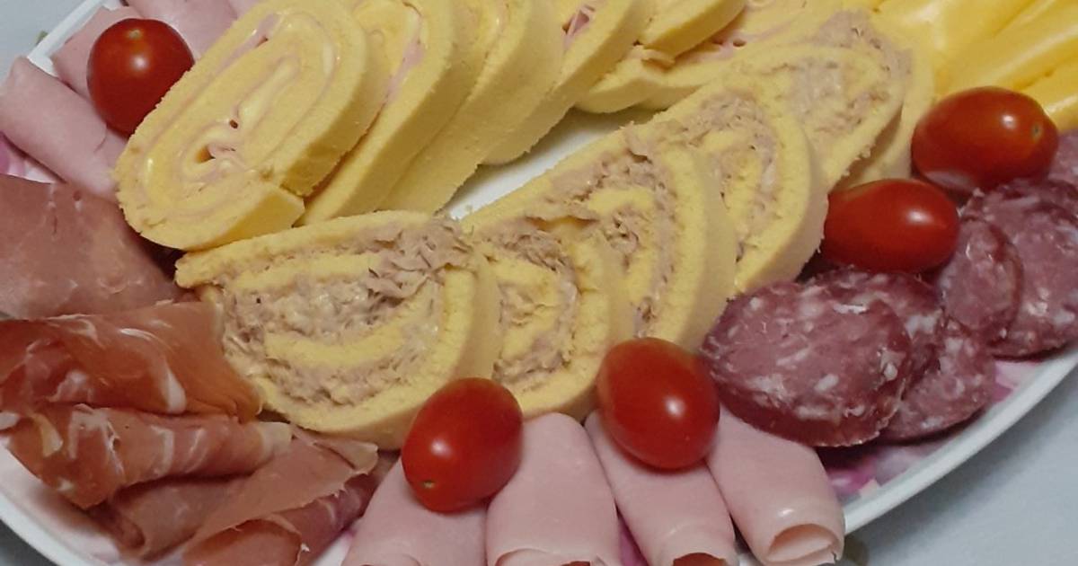 Pionono de atún y de jamón y queso Receta de Erica Schmidt- Cookpad