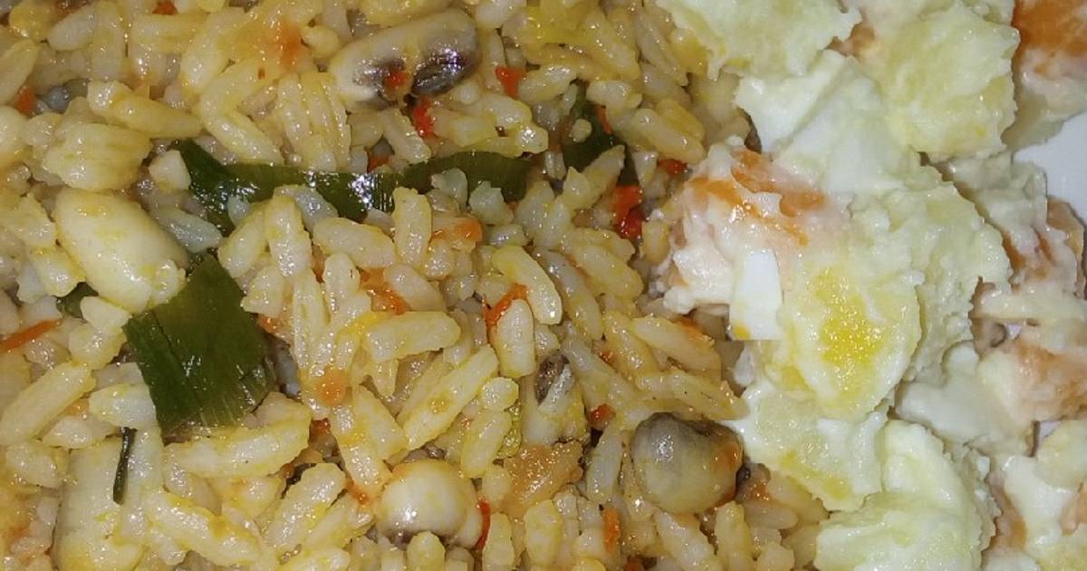 Dafadikan shinkafa da wake Recipe by Mrs Agmohd008. - Cookpad