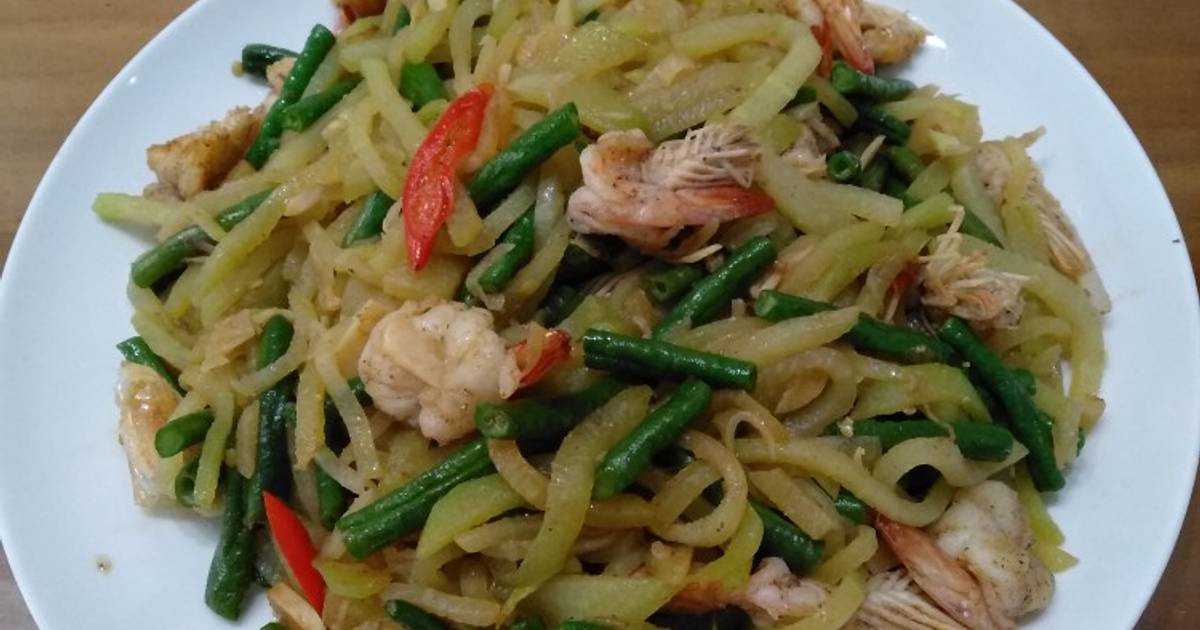 62 resep tumis labu panjang udang enak dan mudah - Cookpad