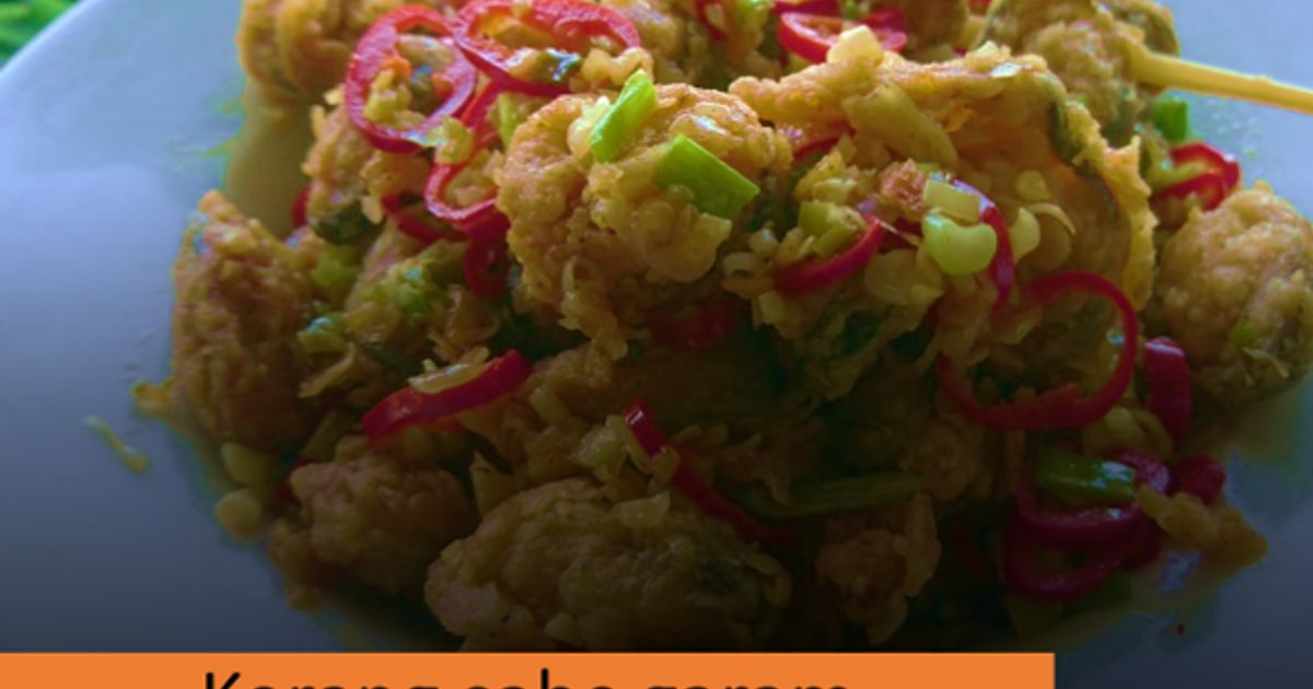 Resep Kerang Cabe Garam (Jualan Di Belanda) oleh Erlinda C. Kartika ...