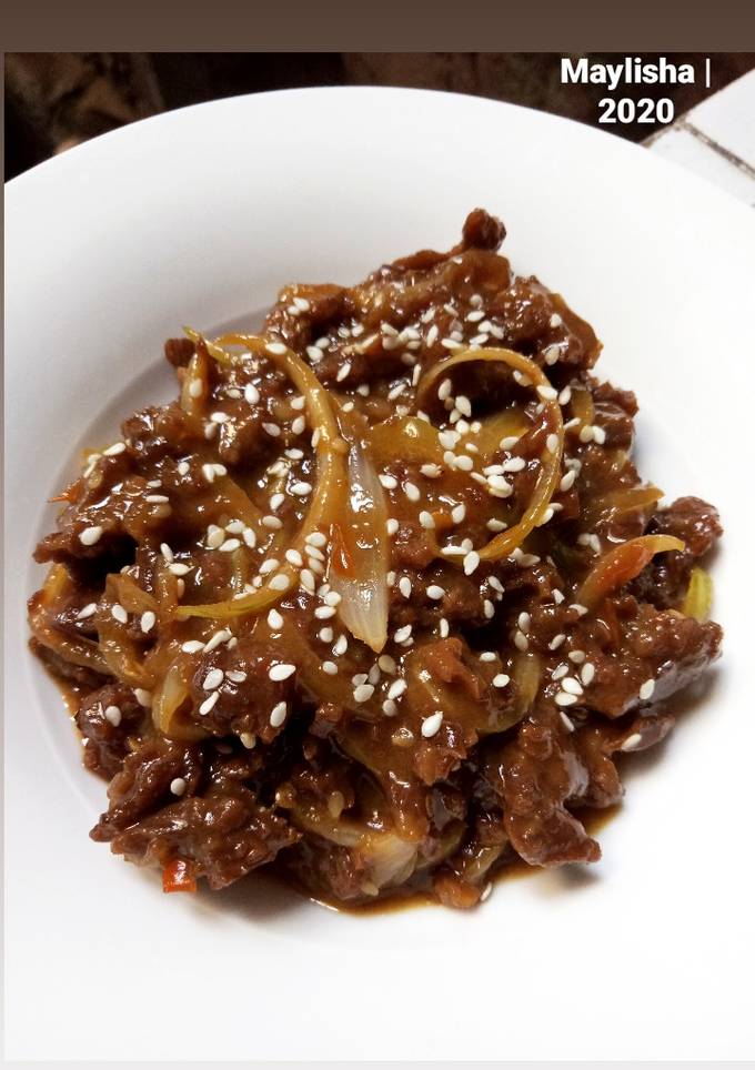 Resep Spicy Beef Yakiniku oleh Maylisha - Cookpad