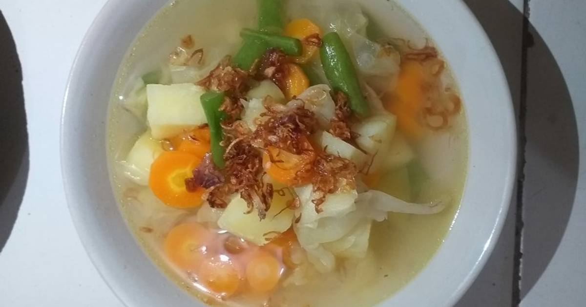 Resep Sop Bening Kentang oleh Cahaya - Cookpad