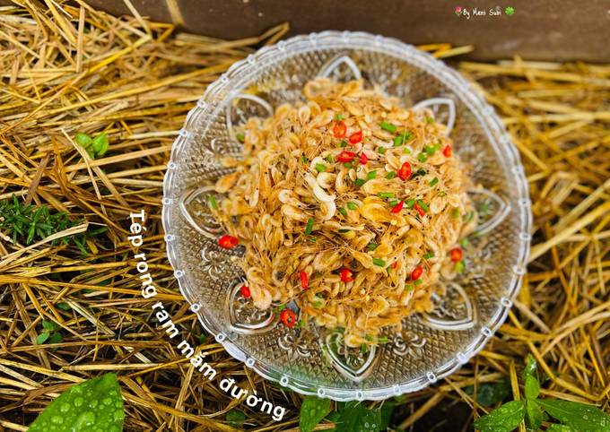 Cách Làm Món Tép rong ram mắm đường của Thoa Nguyen - Cookpad