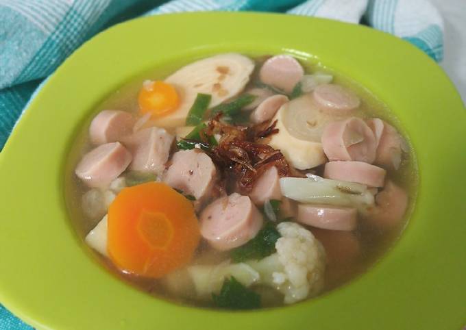 Resep Sop sosis oleh AriesyaDewi - Cookpad