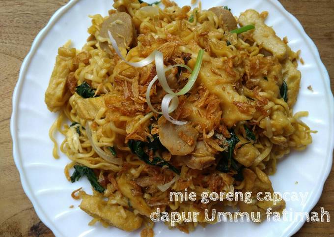 Resep Mie goreng capcay (tepung goreng) oleh Atikah Lestari - Cookpad