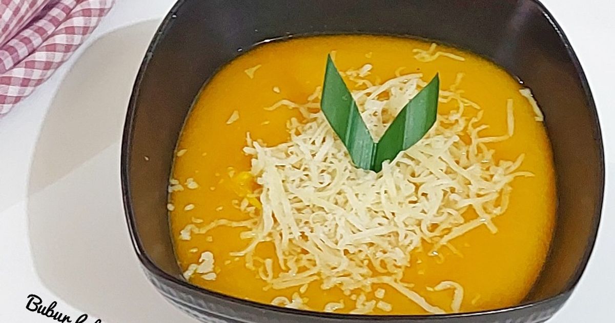 Resep Bubur Labu Kuning Untuk Dewasa & Mpasi 8 Bulan + oleh asti - Cookpad