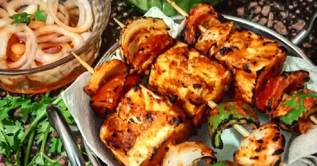 Tandoori Paneer Tikka Recipe by Shifali Gupta - Cookpad