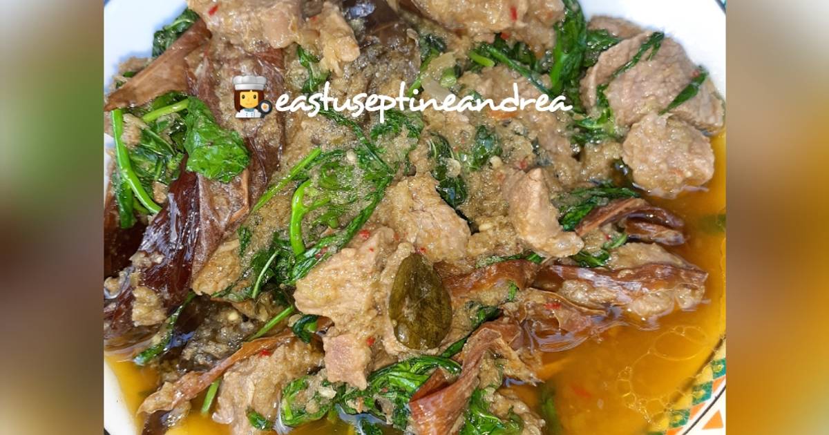Resep Tumis daging rusa campur pucuk ubi oleh Eastu Septine Andrea ...
