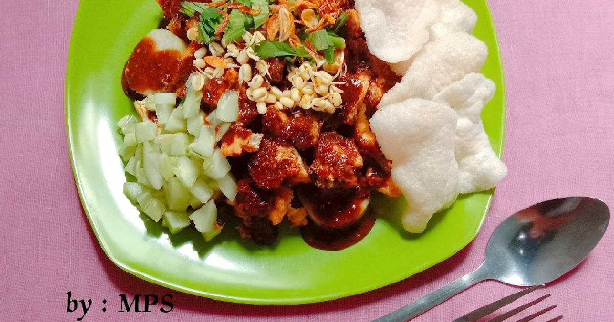 Resep 053. Tahu Tek Telur (khas Surabaya) oleh Mita Kurniawan - Cookpad