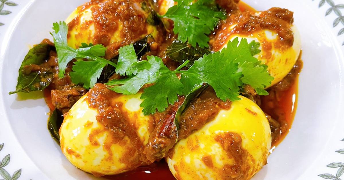 Resipi 👩‍🍳Kari Telur Mamak Style🥚 oleh Mahadiah - Cookpad