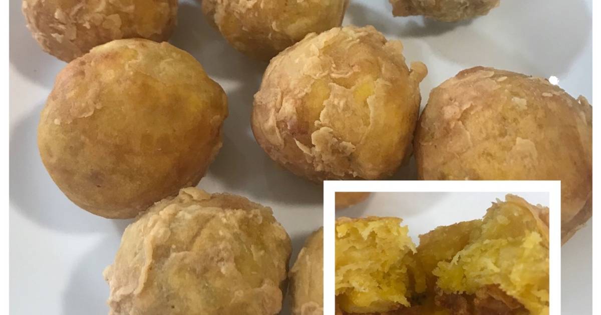 Marranitas de plátano Receta de Maria Luisa Aguilar- Cookpad