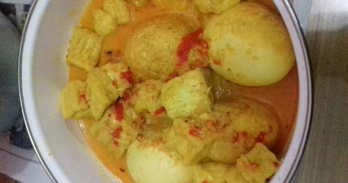 Resep Telor Tahu Kuning oleh Aurelia Dias - Cookpad