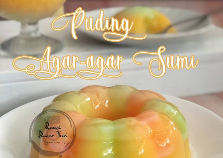 Resipi Puding Agar-agar Sumi oleh Ain Mohd Kitchen - Cookpad