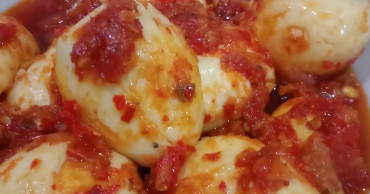 Resep Telur Balado Praktis, Enak, dan Sederhana yang Bikin Nagih!
