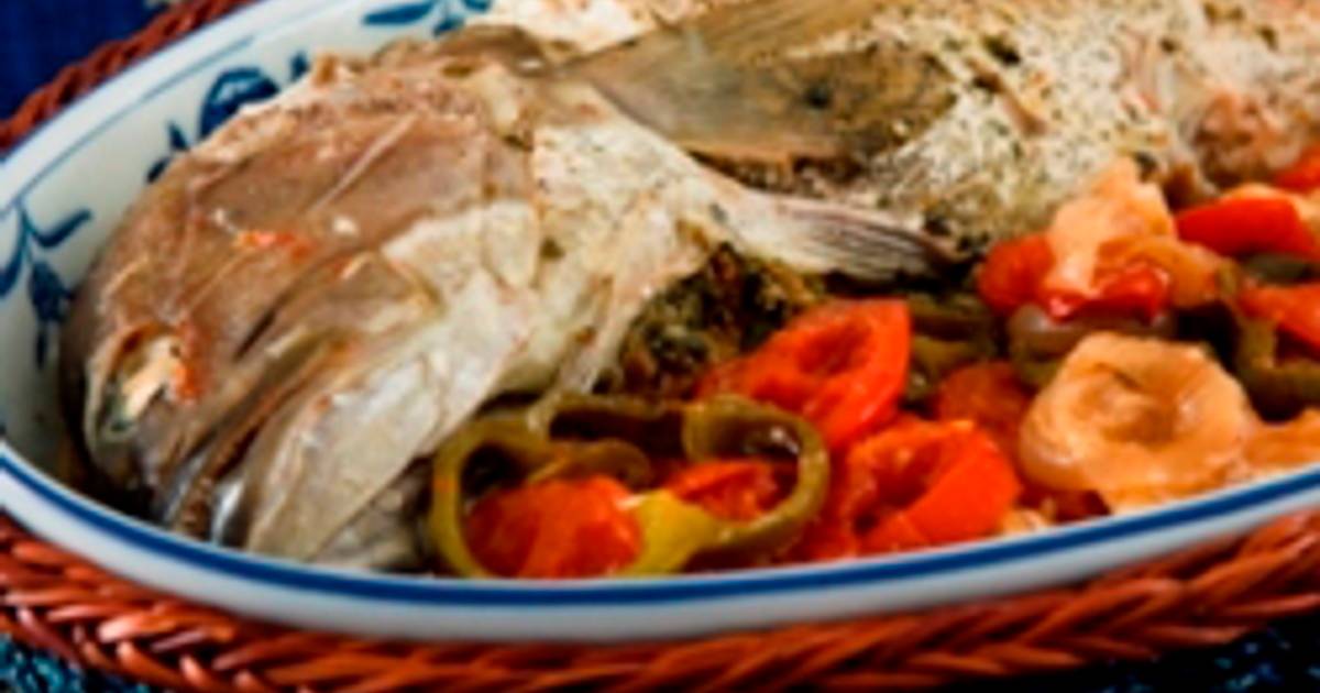 Oven baked fish with chili - samkeh harra Recipe by Cook Lebanese - Cookpad