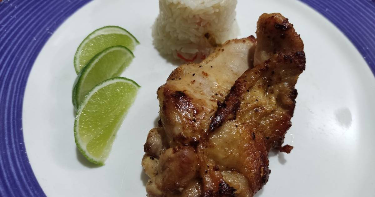 Muslo de pollo frito - 133 recetas caseras- Cookpad