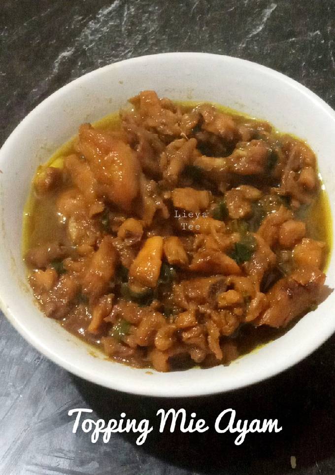 Resep Topping Mie Ayam (Ayam Kecap) oleh Bunda Maulida - Cookpad