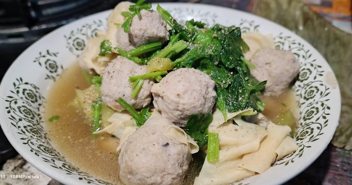 สูตร ต้มจืดมะระหมูสับทรงเครื่อง โดย ครัวตัวดำ คนบ้านนอก - Cookpad