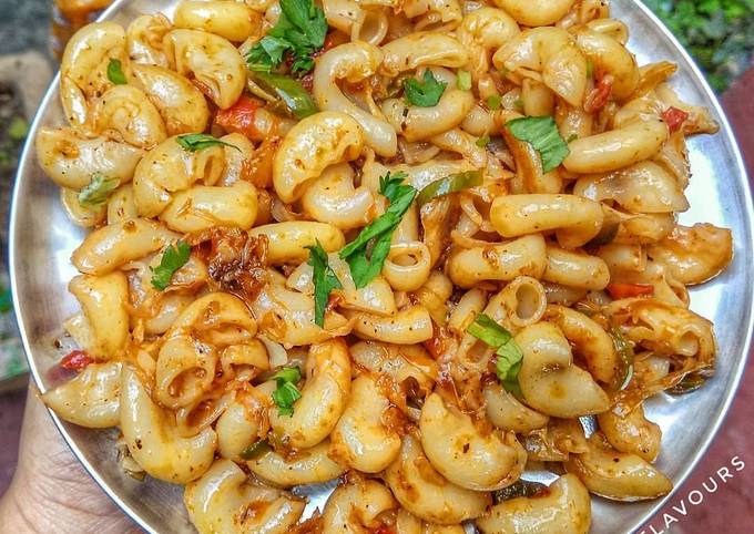 Desi style macroni Recipe by spoonofflavours - Cookpad