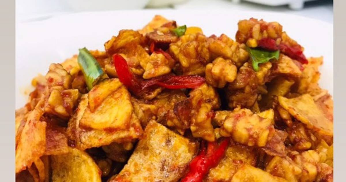 Resep Sambal goreng kentang tempe oleh hallo vanilla - Cookpad