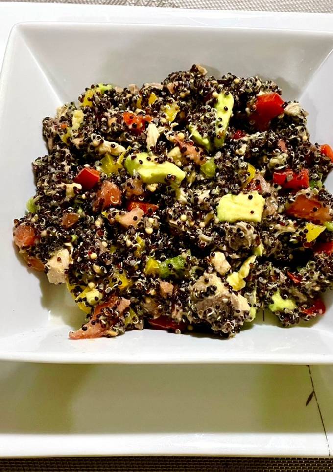 Quinoa negra con jurel y verduras Receta de Patricia Quiroga Newbery ...