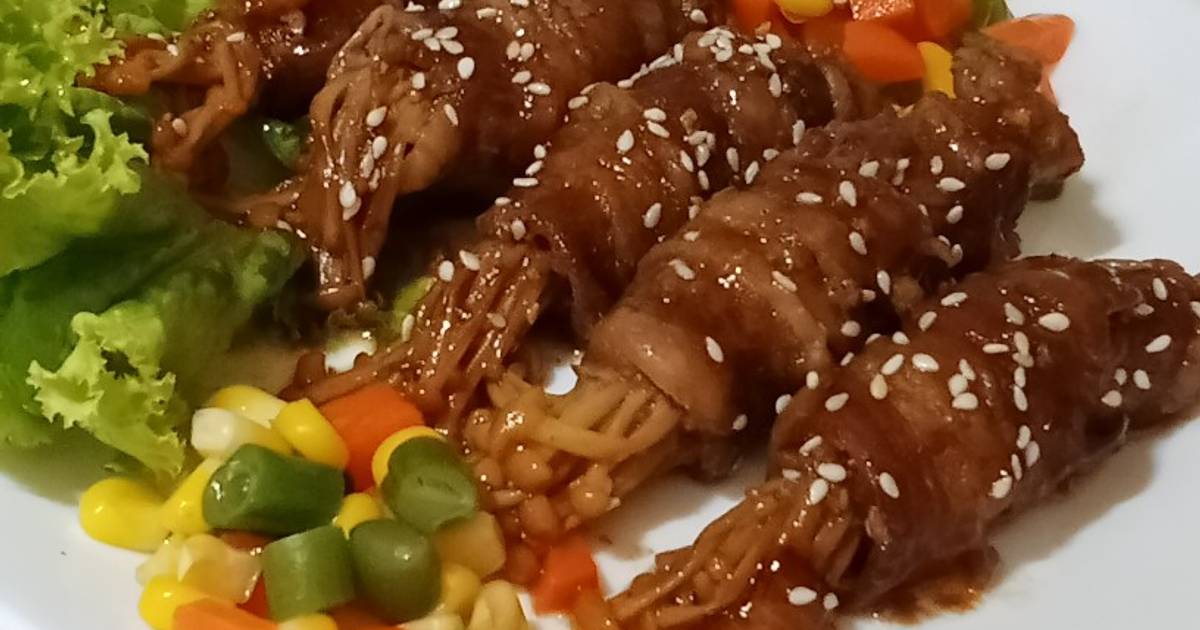 65 resep shortplate beef jamur enoki enak dan mudah - Cookpad