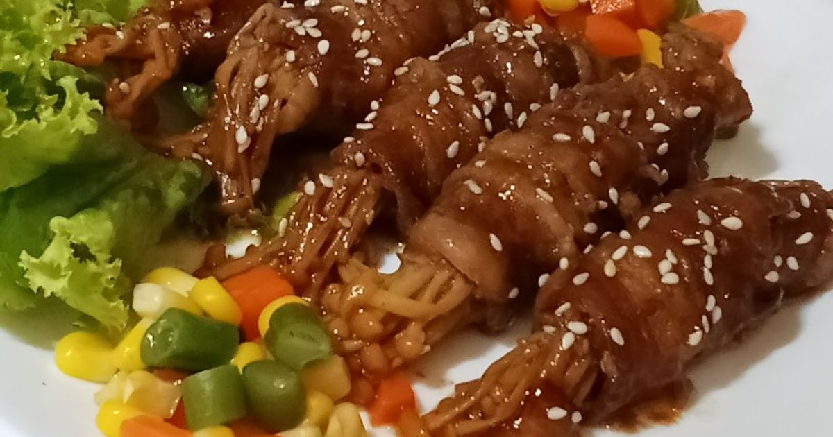 Resep daging shortplate enoki rumahan enak dan mudah - Cookpad