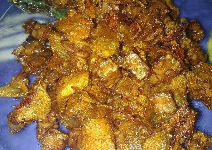 Resep Kering tempe kentang oleh Rosita Nurul - Cookpad