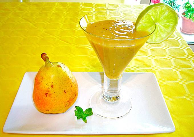 Néctar de pera con lima Receta de "cocinar con jorgette"- Cookpad