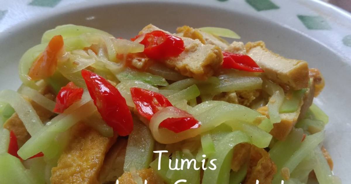29 resep tumis labu siam tahu kuning enak dan mudah - Cookpad