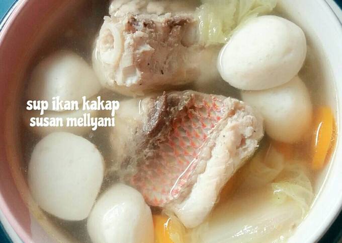 Resep Sup ikan kakap oleh Susan Mellyani - Cookpad