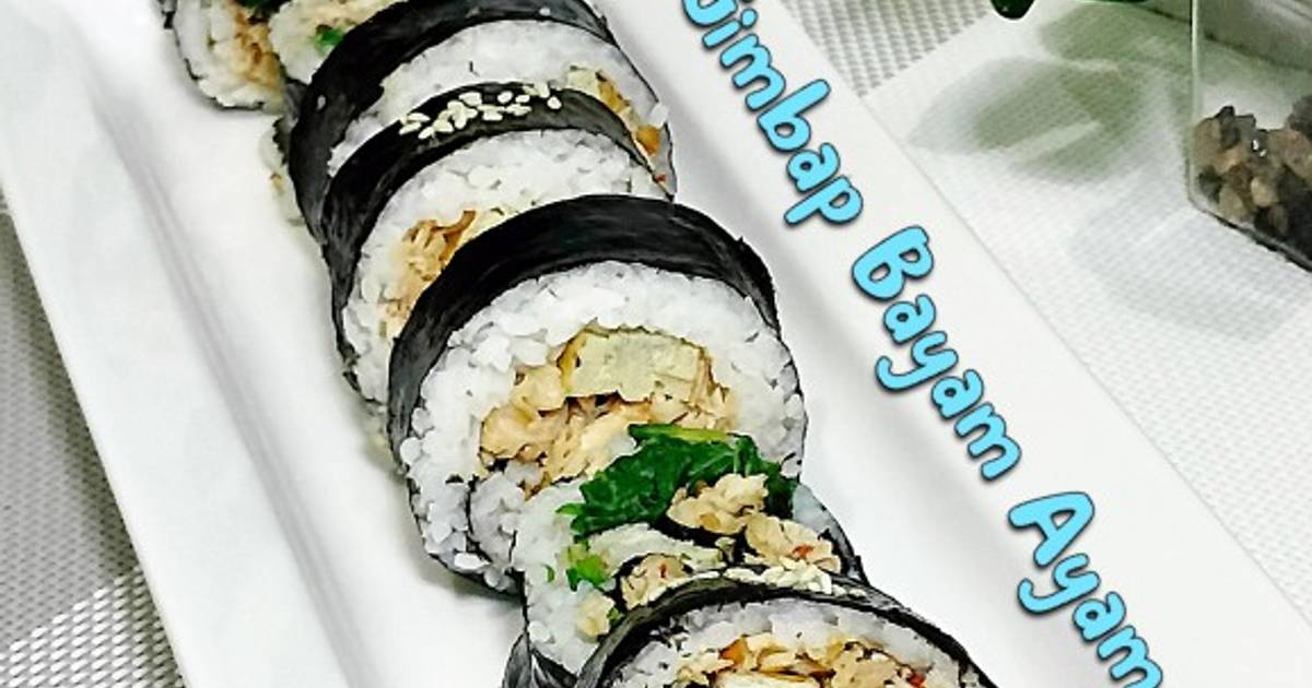 Resep 219. Gimbab Bayam Ayam oleh Riekaarie - Cookpad