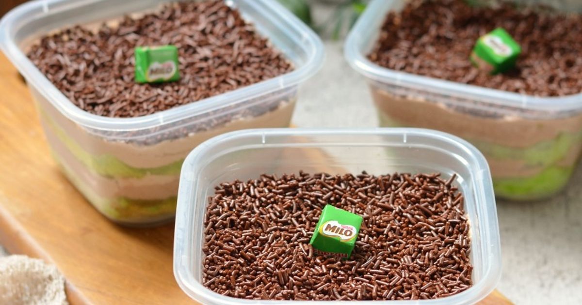 Resep dessert box milo rumahan enak dan mudah - Cookpad
