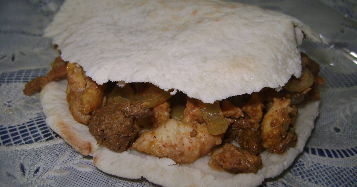 Sándwich con menudos de pollo Receta de La profe Luisa- Cookpad