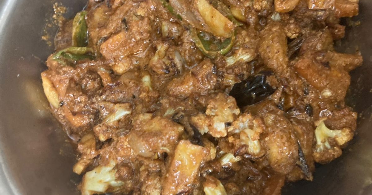 Dhaba Style Veg Masala Recipe by Sangeetha Ravindran - Cookpad