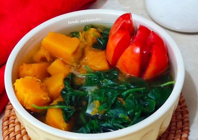 Resep Bening Bayam Brazil Labu Kuning oleh Bunda Pashalenko - Cookpad