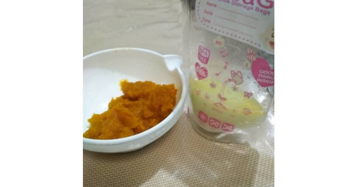 Resep Puree labu kuning (kabocha) oleh mamaluve - Cookpad