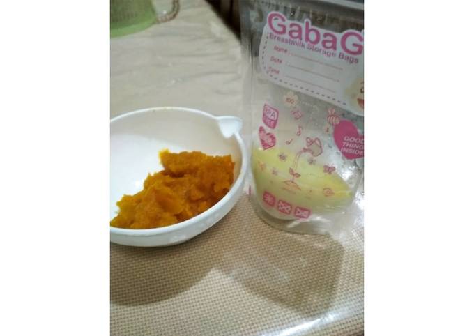 Resep Puree labu kuning (kabocha) oleh mamaluve - Cookpad