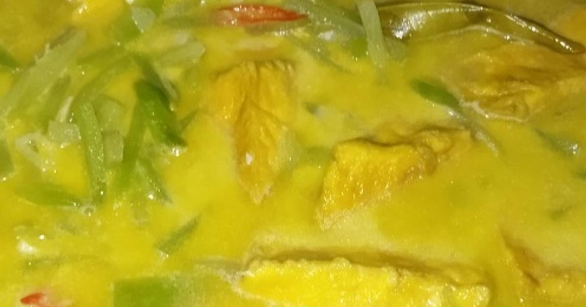Resep Sayur lodeh labu siam + tahu kuning + telur puyuh oleh Fikaa ...