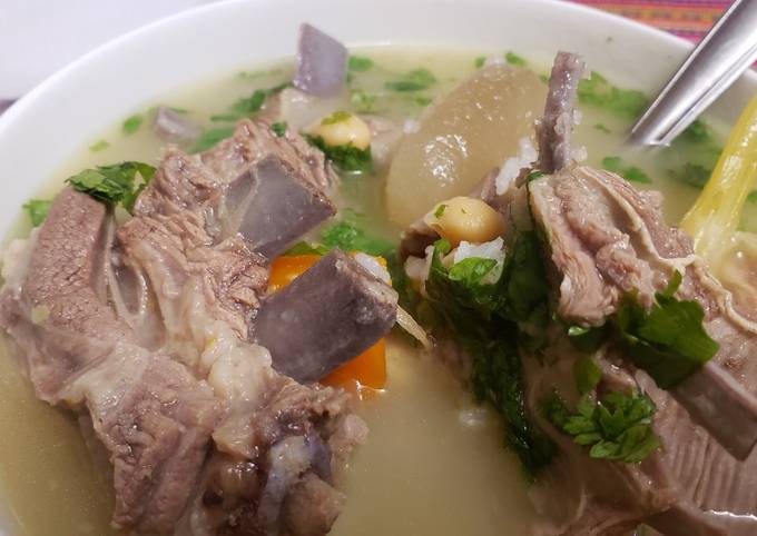 Sopa de Carnero Receta de Elita3107- Cookpad