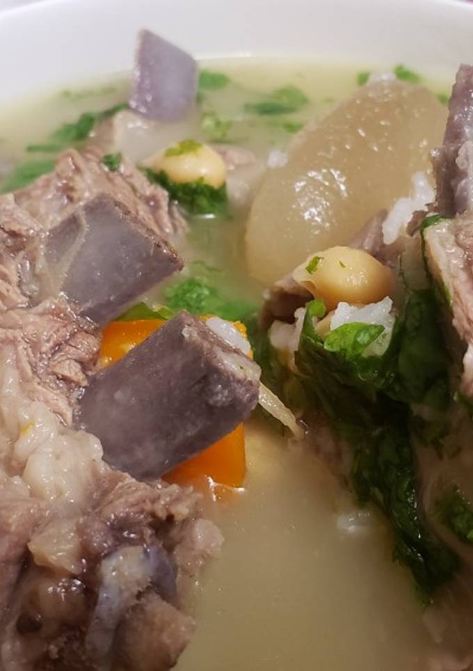 Sopa de Carnero Receta de Elita3107- Cookpad