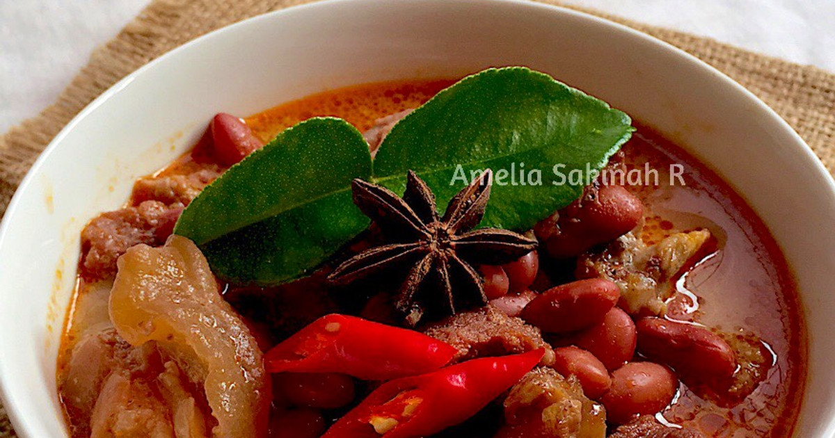 Resep Gule Daging Kacang Merah Khas Sunda oleh Amelia Sakinah R (GG's ...