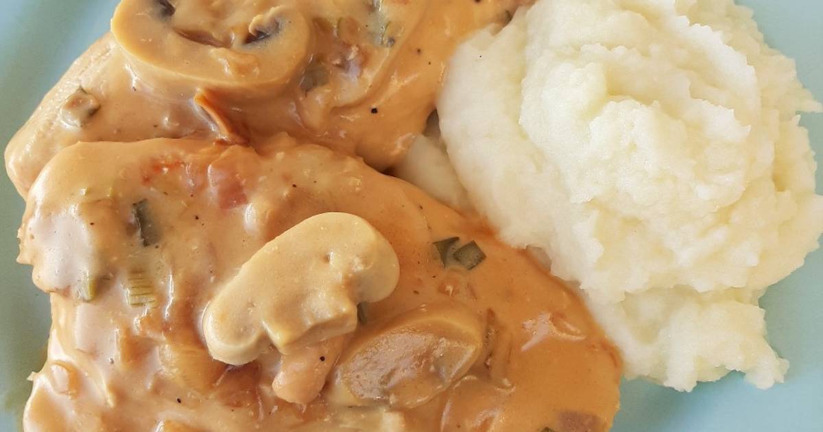 Pollo al champiñón - 2,389 recetas caseras- Cookpad