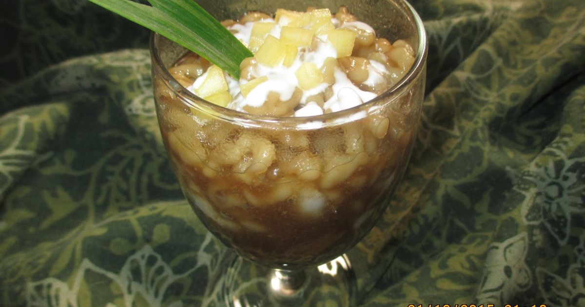 Coconut Pineapple Iced "Slurry" (Bubur Aya'an) Recipe By Dapoer ...