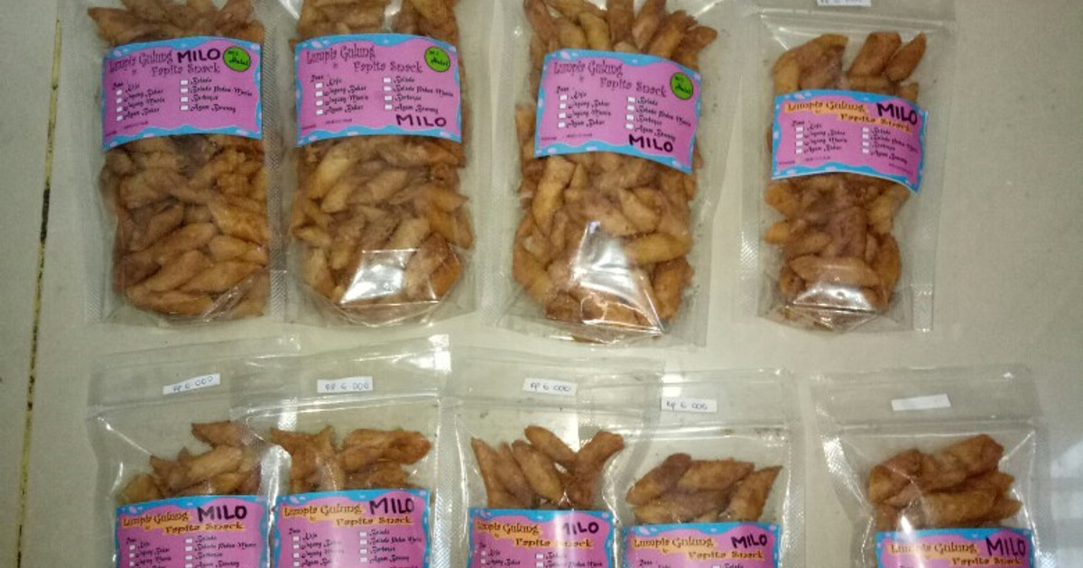Resep Keripik Lumpia Milo | Fapita oleh nofita | Fapita - Cookpad