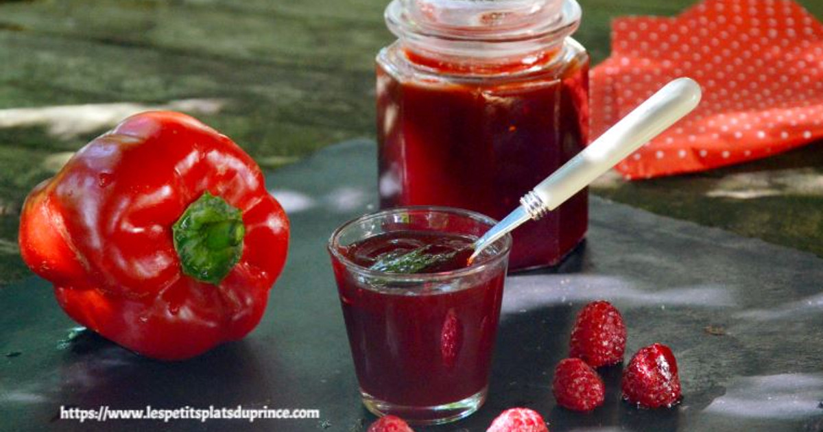 Gelée De Poivron Rouge Et Framboises de Les petits plats du Prince ...
