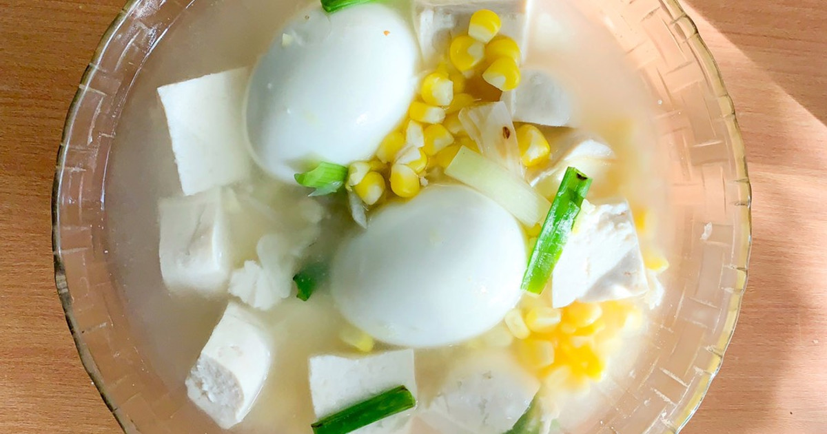 Resep Sup Jagung Protein | Menu Sarapan Diet 321 Kalori oleh newhabits ...