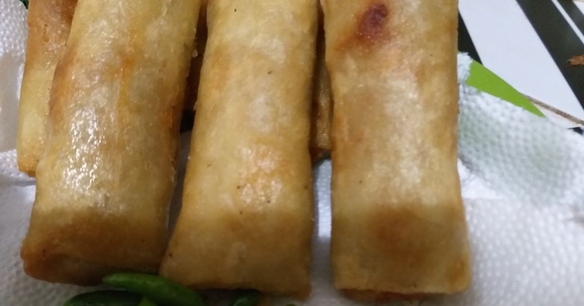 Resep lumpia isi daging suwir rumahan enak dan mudah - Cookpad