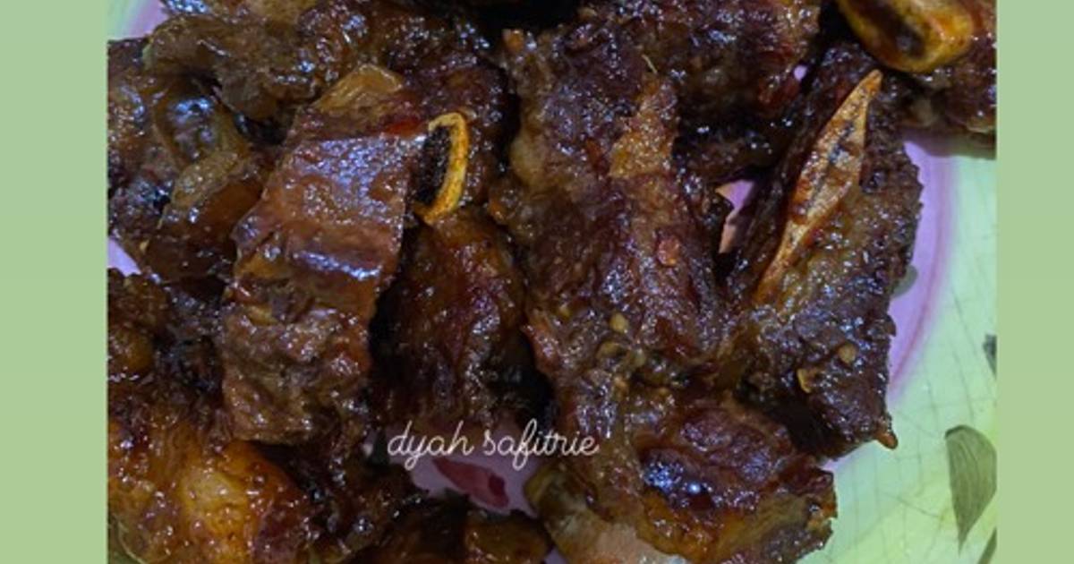 381 resep iga sapi bakar pedes enak dan mudah - Cookpad