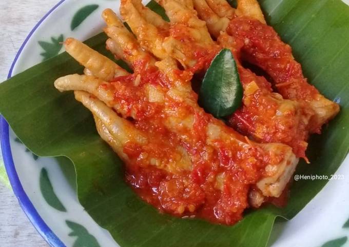 Resep Ceker Mercon Simple Oleh Heni Nur Cookpad